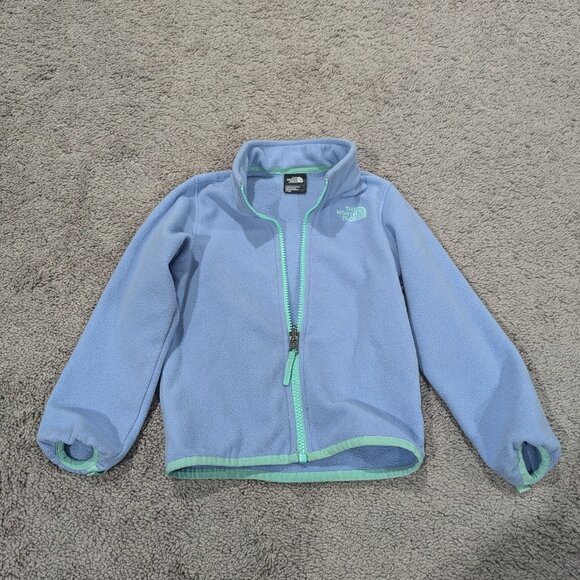 The North Face | Jackets & Coats | The North Face Light Blue Fleece ...
